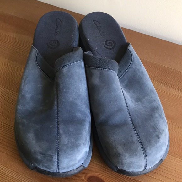 Clarks | Shoes | Clarks Suede Clogs | Poshmark